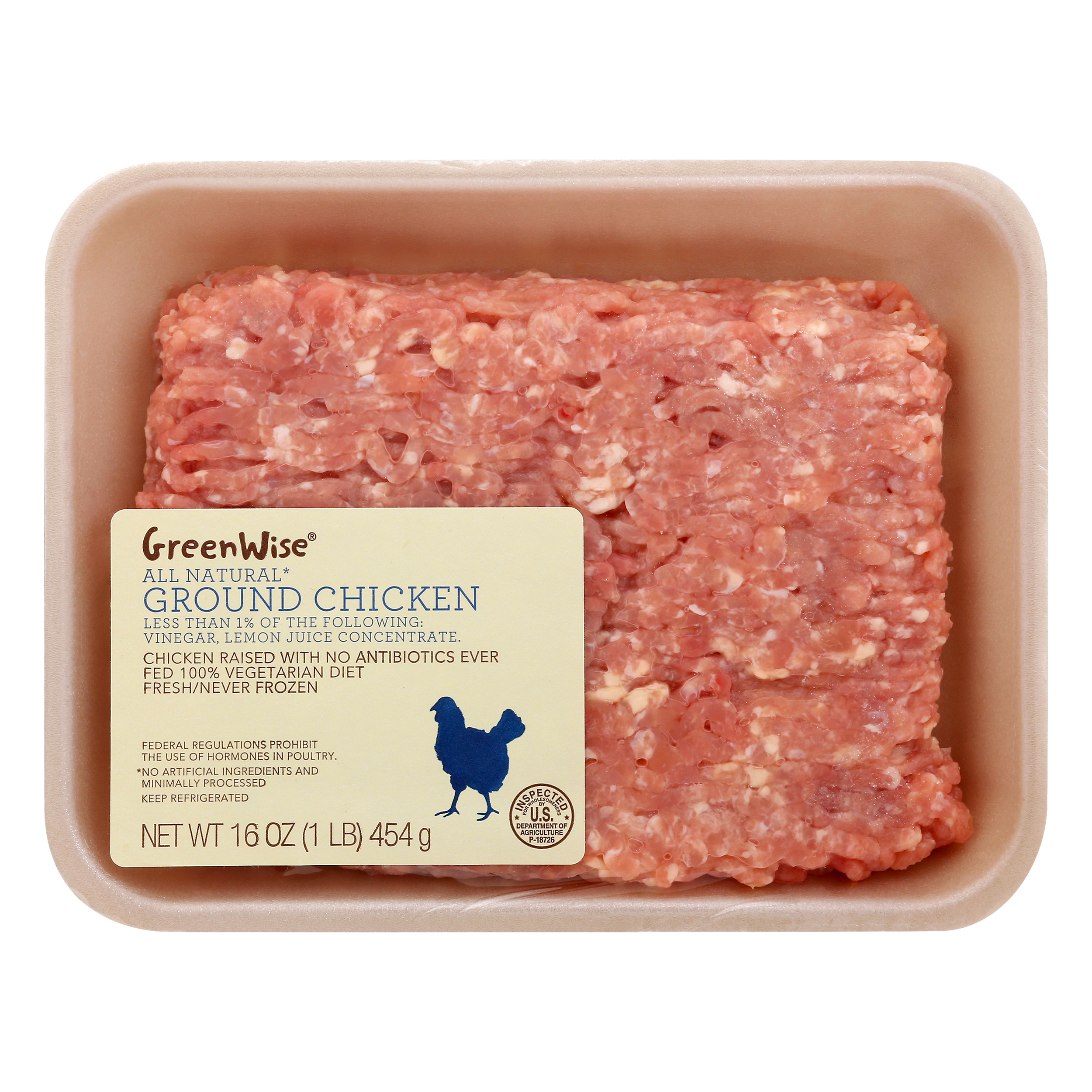 GreenWise Ground Chicken 16 oz TRAY