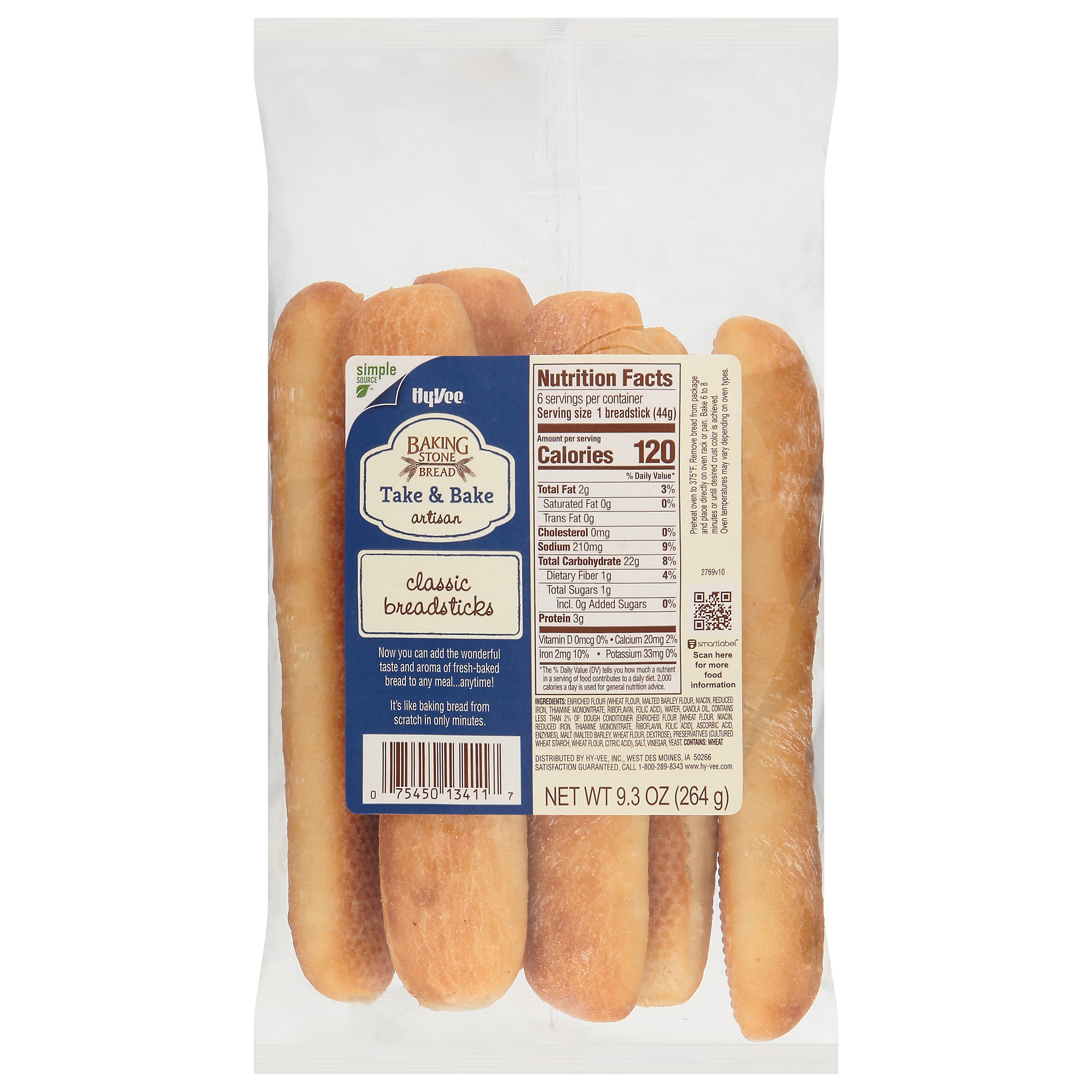 Take & Bake Classic Breadsticks 9.3 oz