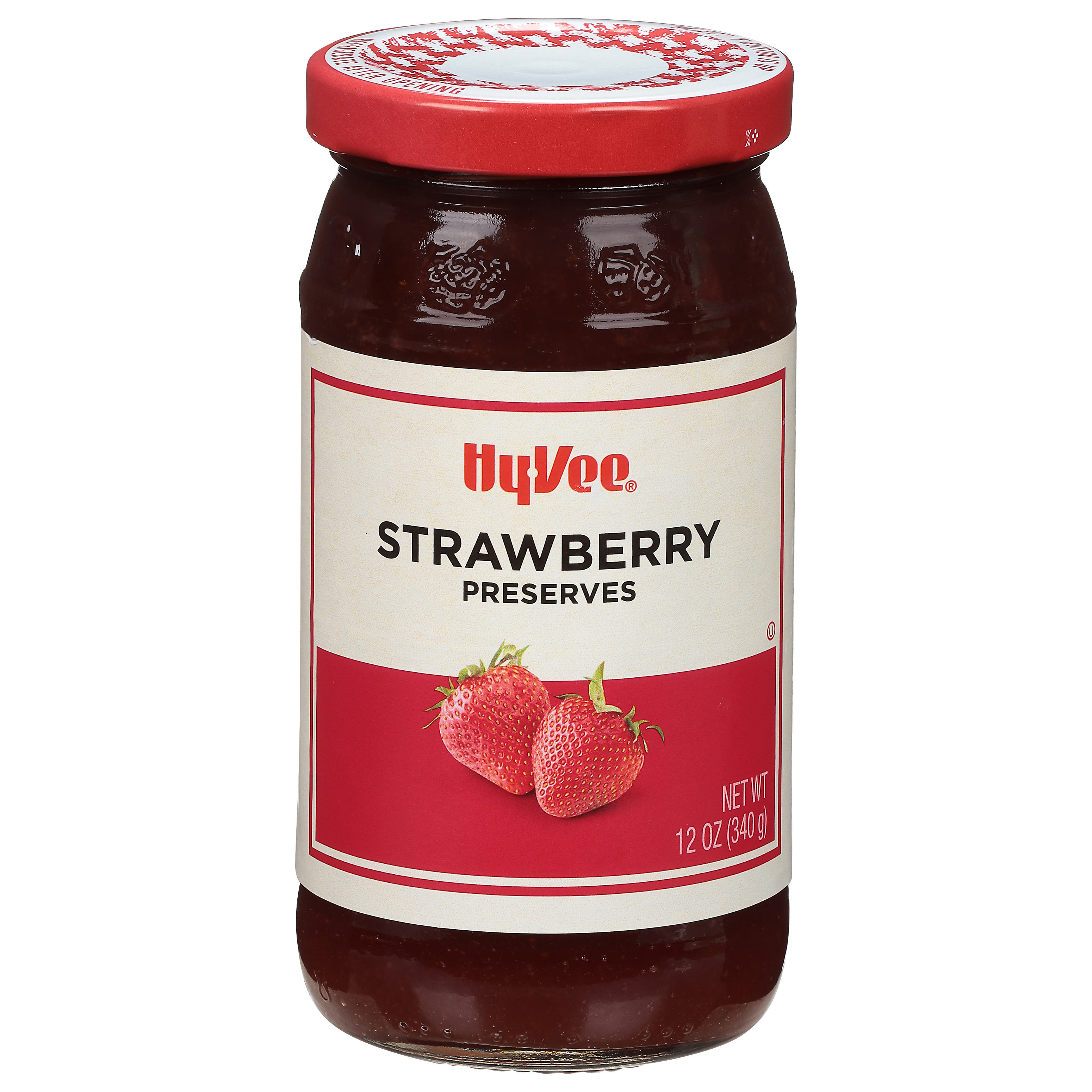 Hy-Vee Strawberry Preserves 12 oz