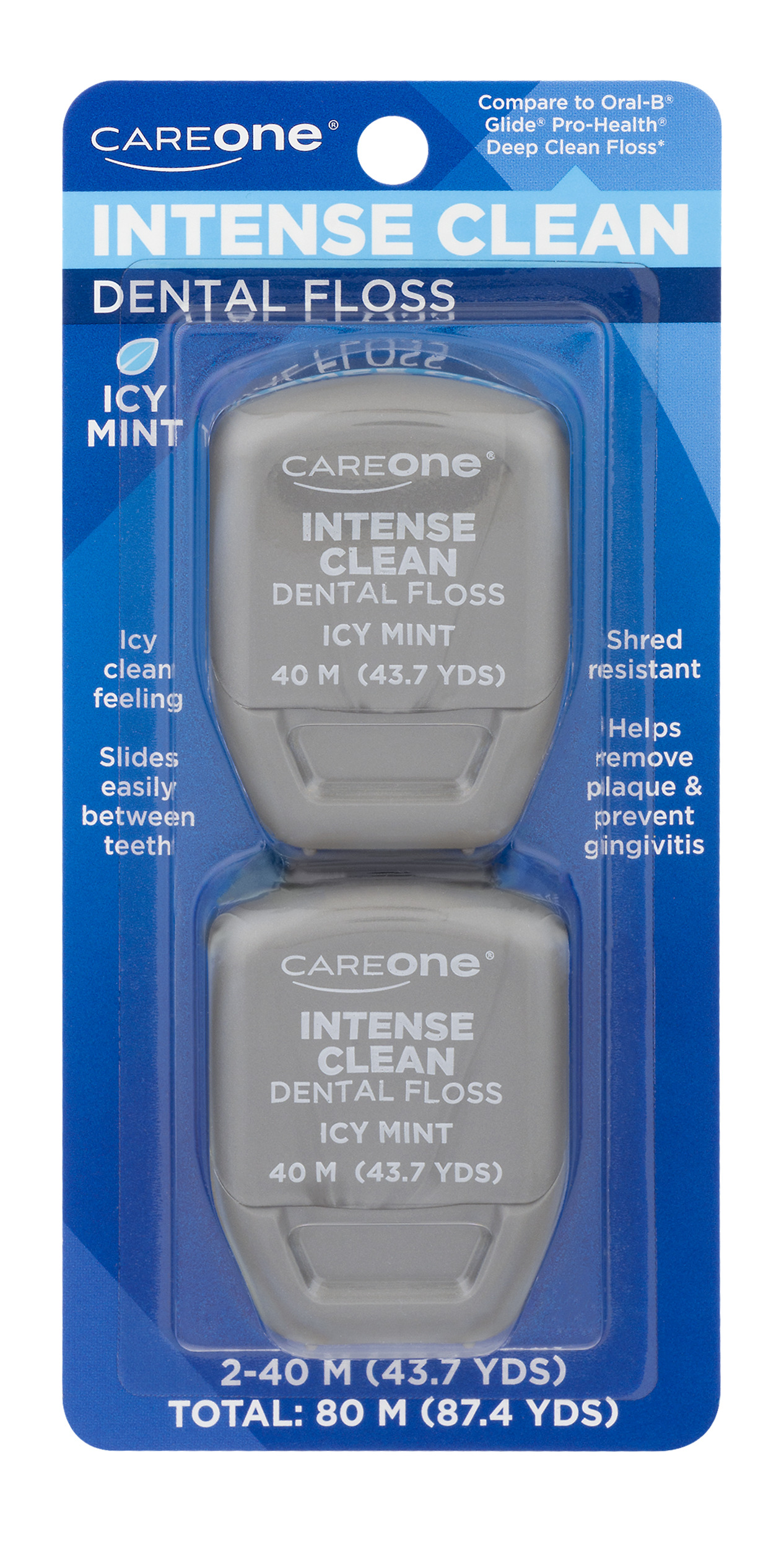 CareOne Intense Clean Dental Floss Icy Mint - 2 CT