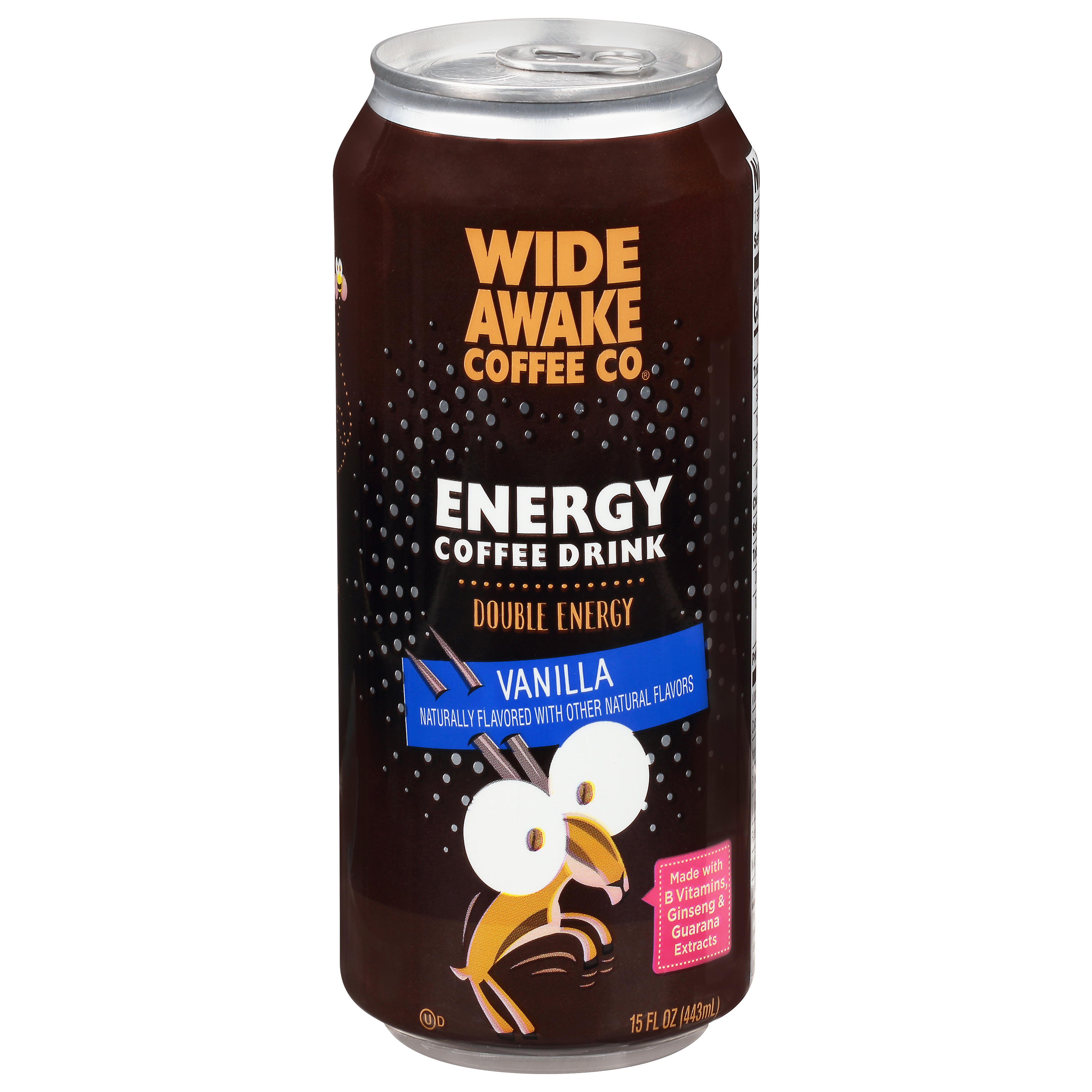 Wide Awake Coffee Co. Vanilla Energy Coffee Drink 15 fl oz