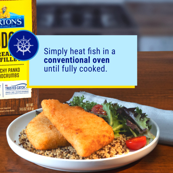 how to cook frozen breaded haddock fillets
