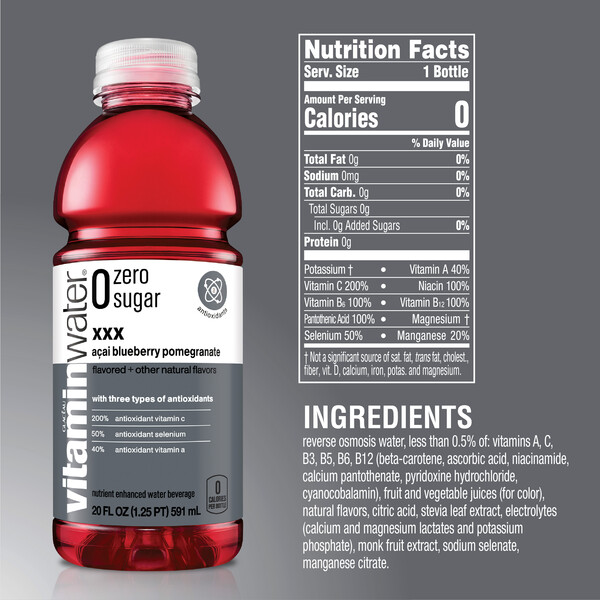 Vitamin Water Zero Label