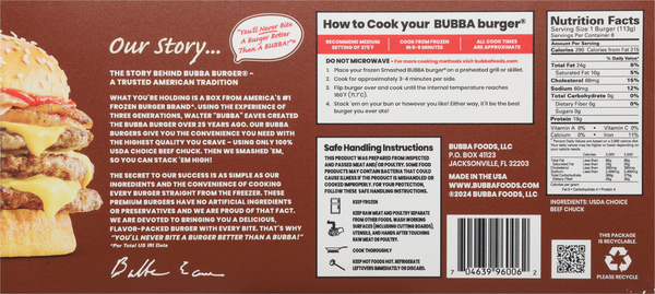 how to cook bubba burger