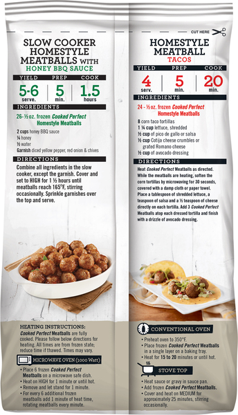 how to cook meatballs out the bag