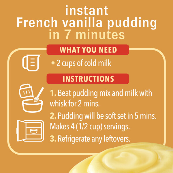 Instant vanilla pudding store