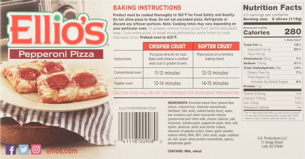how long to cook ellios pizza in microwave