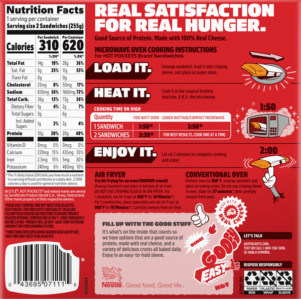 how long to cook a pizza pocket