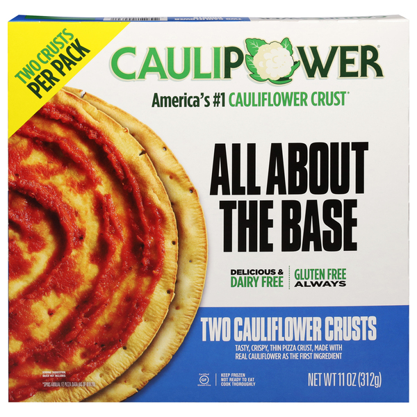 how to cook frozen cauliflower pizza crust