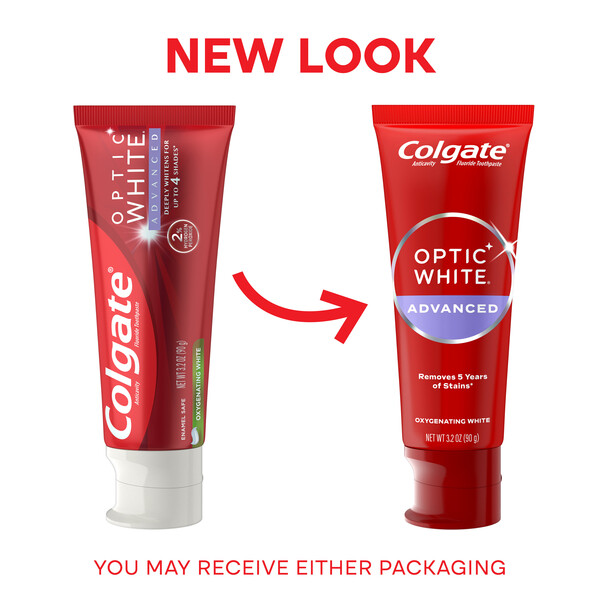 Colgate Optic White Toothpaste Colgate Toothpaste Optic White 2x75ml