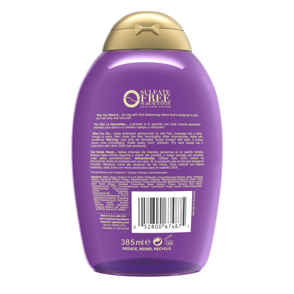 Organix Shampoo Sulfate Free