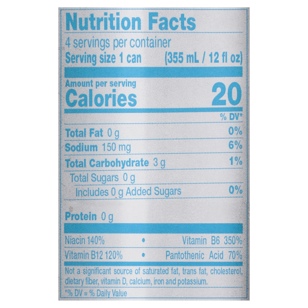 Red Bull Sugar Free Nutrition Facts