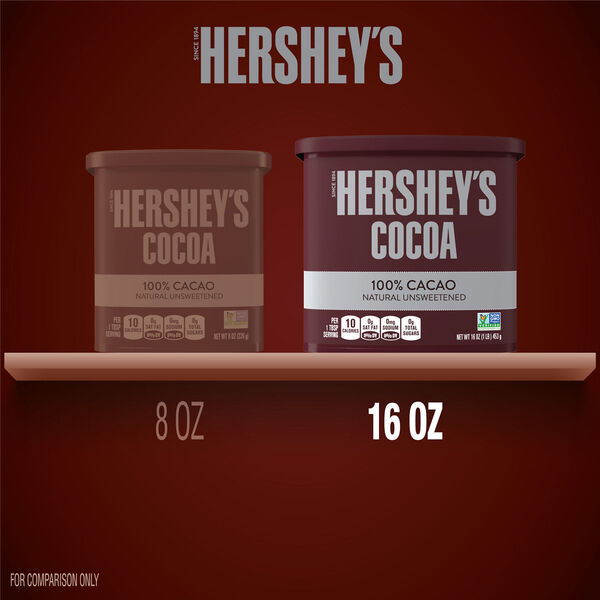 Hershey s Unsweetened 100 Cocoa Powder 16 oz can MARTIN S