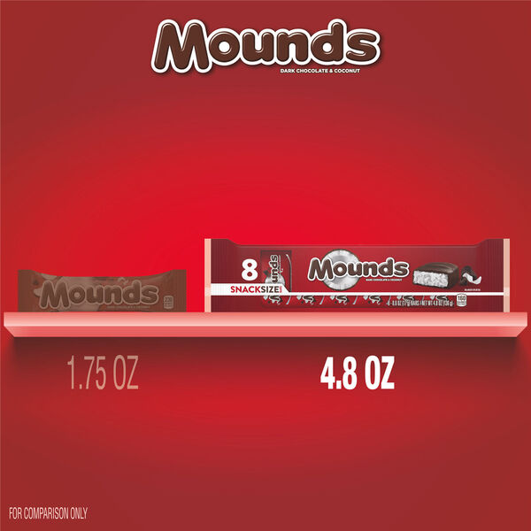 Mounds Candy Bar Logo MOUNDS Dark Chocolate And Coconut King Size,
