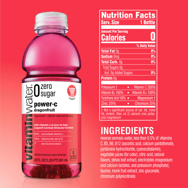 Vitamin Water Zero Label