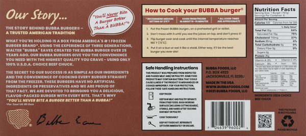 how to cook bubba burger
