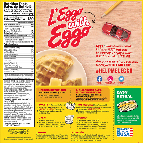 how to cook eggo waffles in the microwave