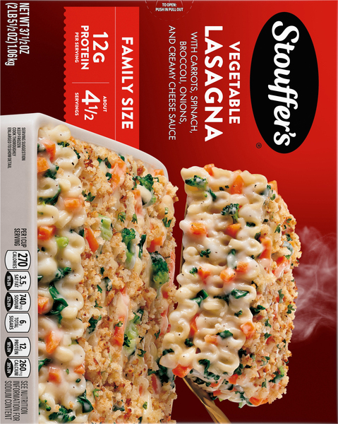 how to cook stouffers lasagna family size