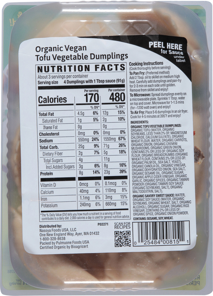 how to cook nasoya dumplings