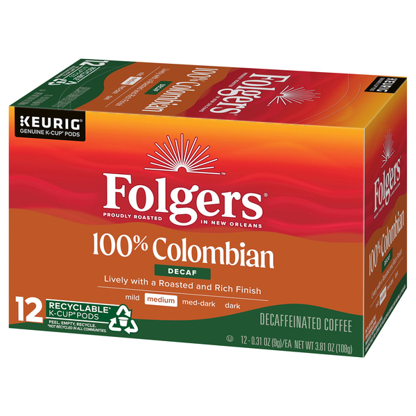 Folgers Coffee Container Labels