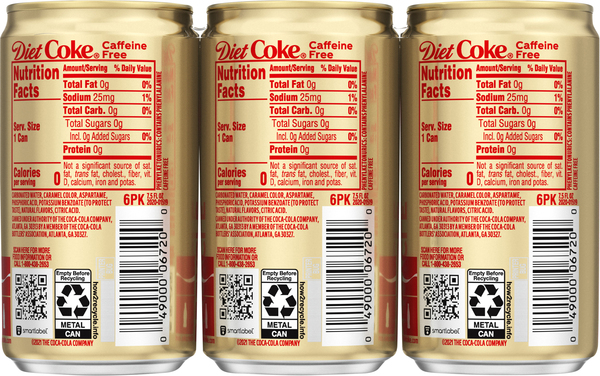 Diet Coke Can Nutrition Facts