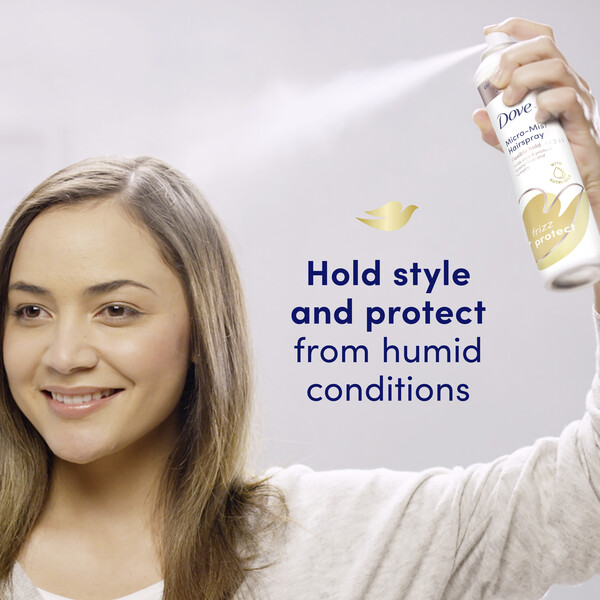 Dove Style Care Hair Spray Compressed Micro Mist Flexible Hold 5.5 oz can MARTIN S