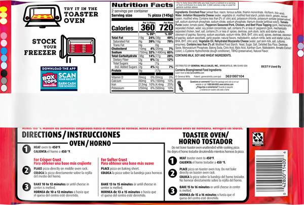 how to cook a totinos pizza in the oven
