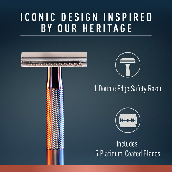 King C Gillette Double Edge Safety Razor 1 ct pkg GIANT