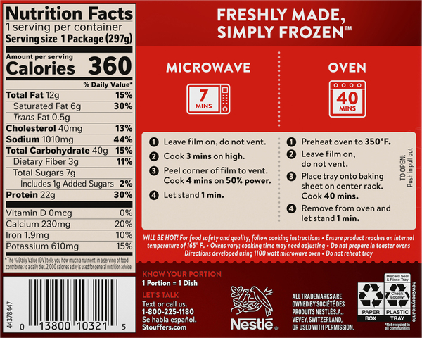 how to cook stouffers lasagna in oven