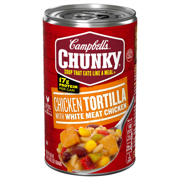Campbell s Chunky Chicken Tortilla Soup 18.6 oz can Giant