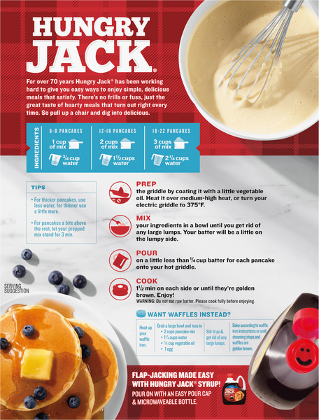 how to cook hungry jack pancakes