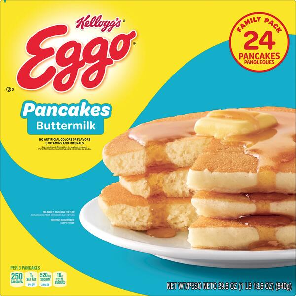 how to cook eggo pancakes in microwave