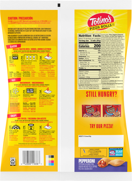 how long to cook pizza rolls in microwave