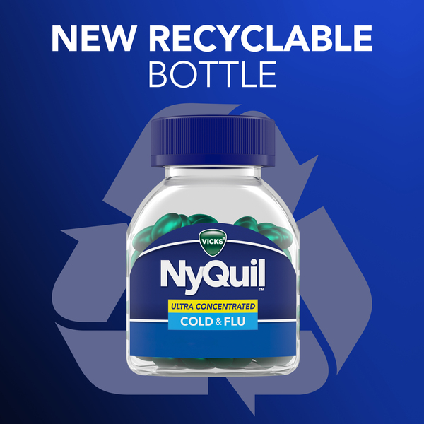 Vicks Nyquil Logo Vicks NyQuil Cold & Flu, Severe