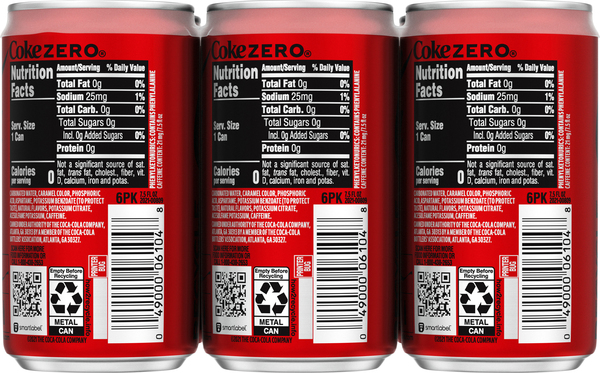 Coke Zero Nutrition Jack Daniel's & Coca Cola Zero Sugar Jack