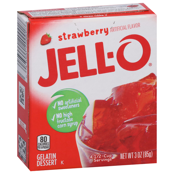Strawberry Jello Box
