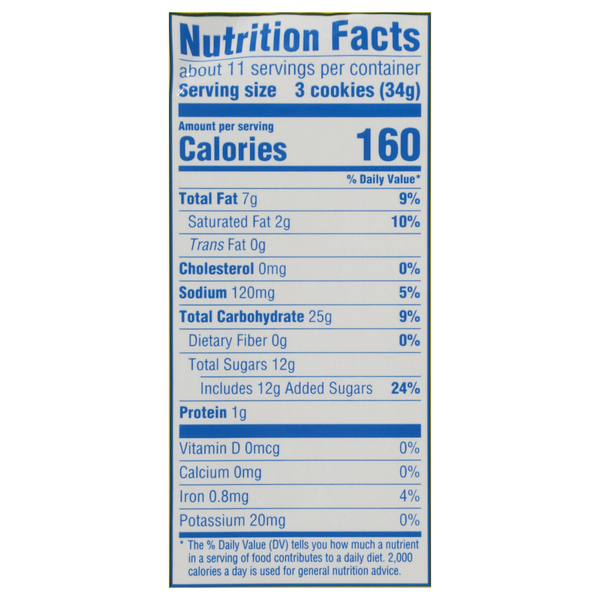 Oreos Nutrition Facts