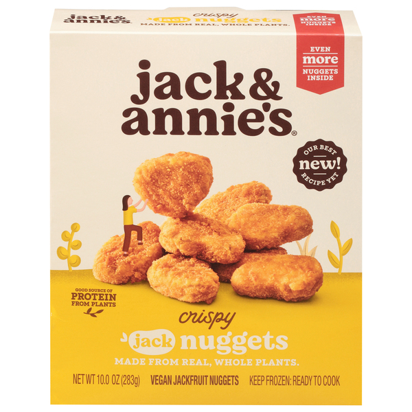 Fried Jackfruit Jack & Annie's Vegan Crispy Jackfruit Nuggets Frozen