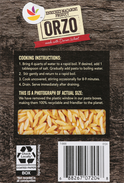 how much water to cook 8 oz of orzo