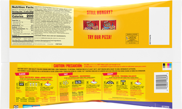 how long to cook pizza rolls in microwave
