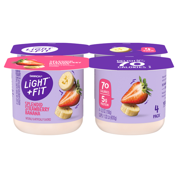 Yoplait Light Strawberry Banana Yogurt Nutrition Facts | Shelly Lighting