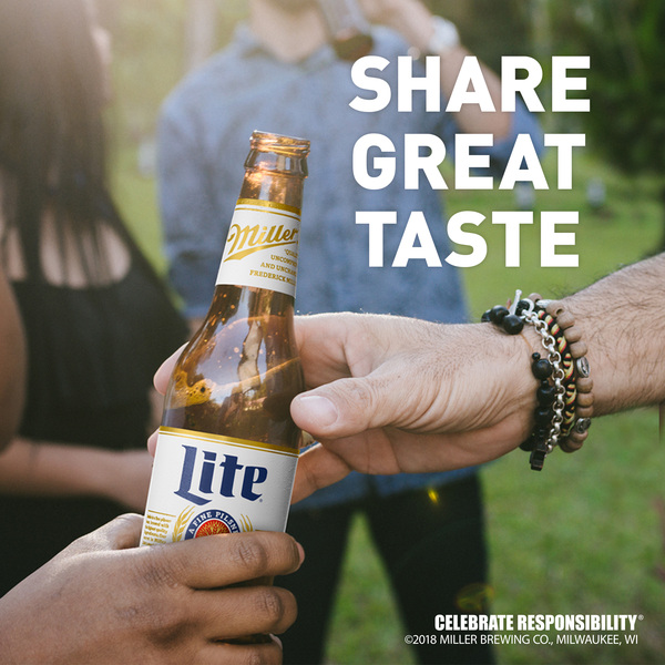 2018 Miller Lite Beer Miller Lite Pilsner Beer 18 Pack, 12 FL OZ