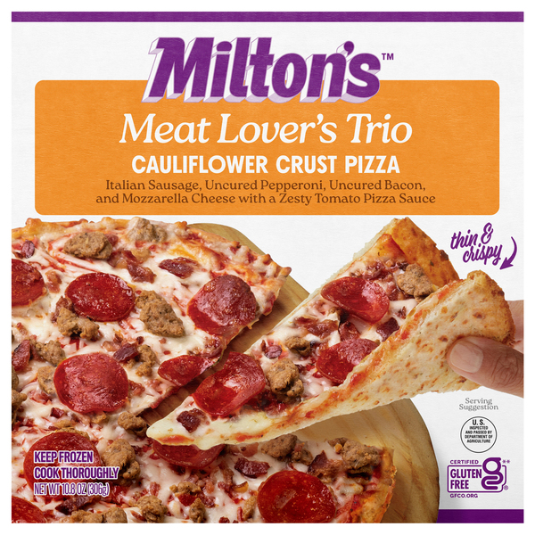 how to cook miltons cauliflower pizza